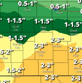 NWS: Much-needed moisture on the way to NW Kansas
