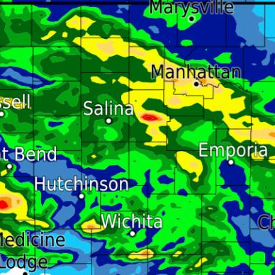 NWS map shows plentiful rains from Tuesday storms