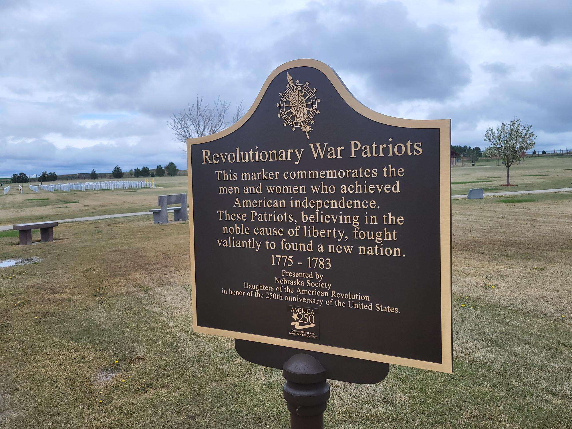 Post Podcast: DAR dedication of 'Patriot Marker' at Veteran's Cemetery ...