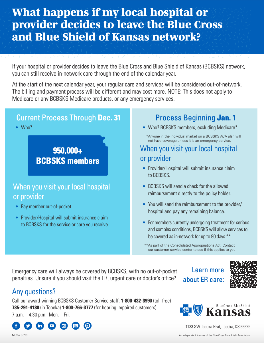 Deadline approaching: Salina Regional, Blue Cross battle over rates