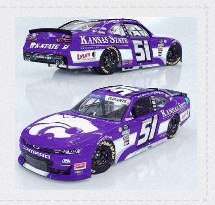 K-State-Themed Race Car to be Featured Saturday at Kansas Speedway