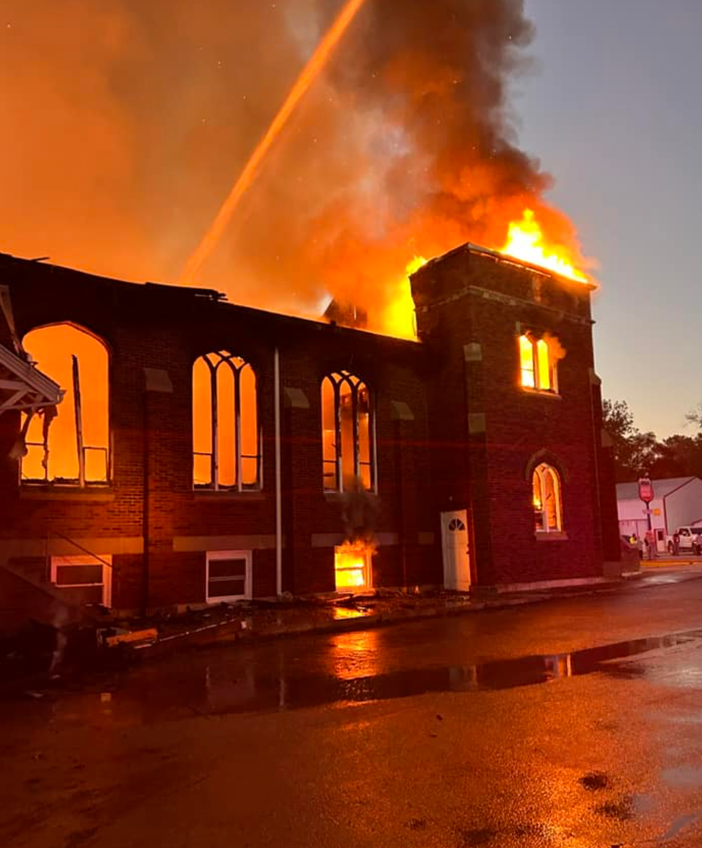 Cause of fire that destroyed church under investigation