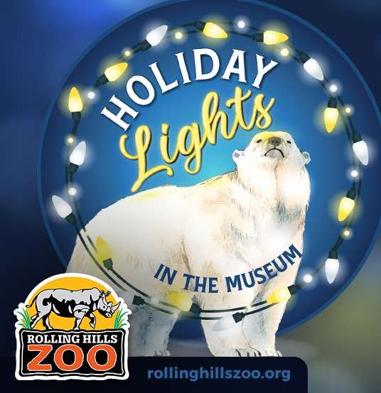 Last weekend to view Rolling Hills Zoo's indoor holiday light display