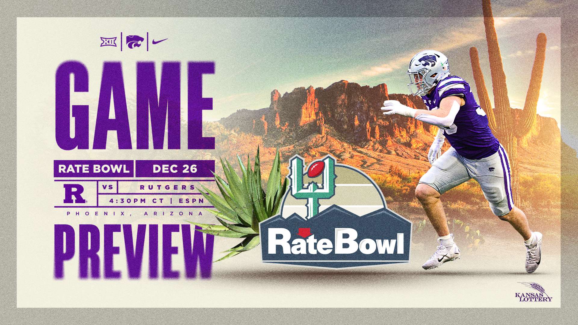 Cats Set to Face Rutgers in 2024 Rate Bowl