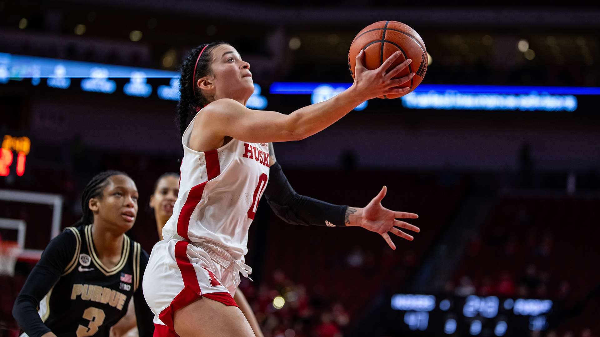 Huskers WBB pound past Purdue, 68-54