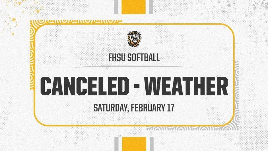 🥎FHSU Saturday Softball Canceled Due to Cold Conditions