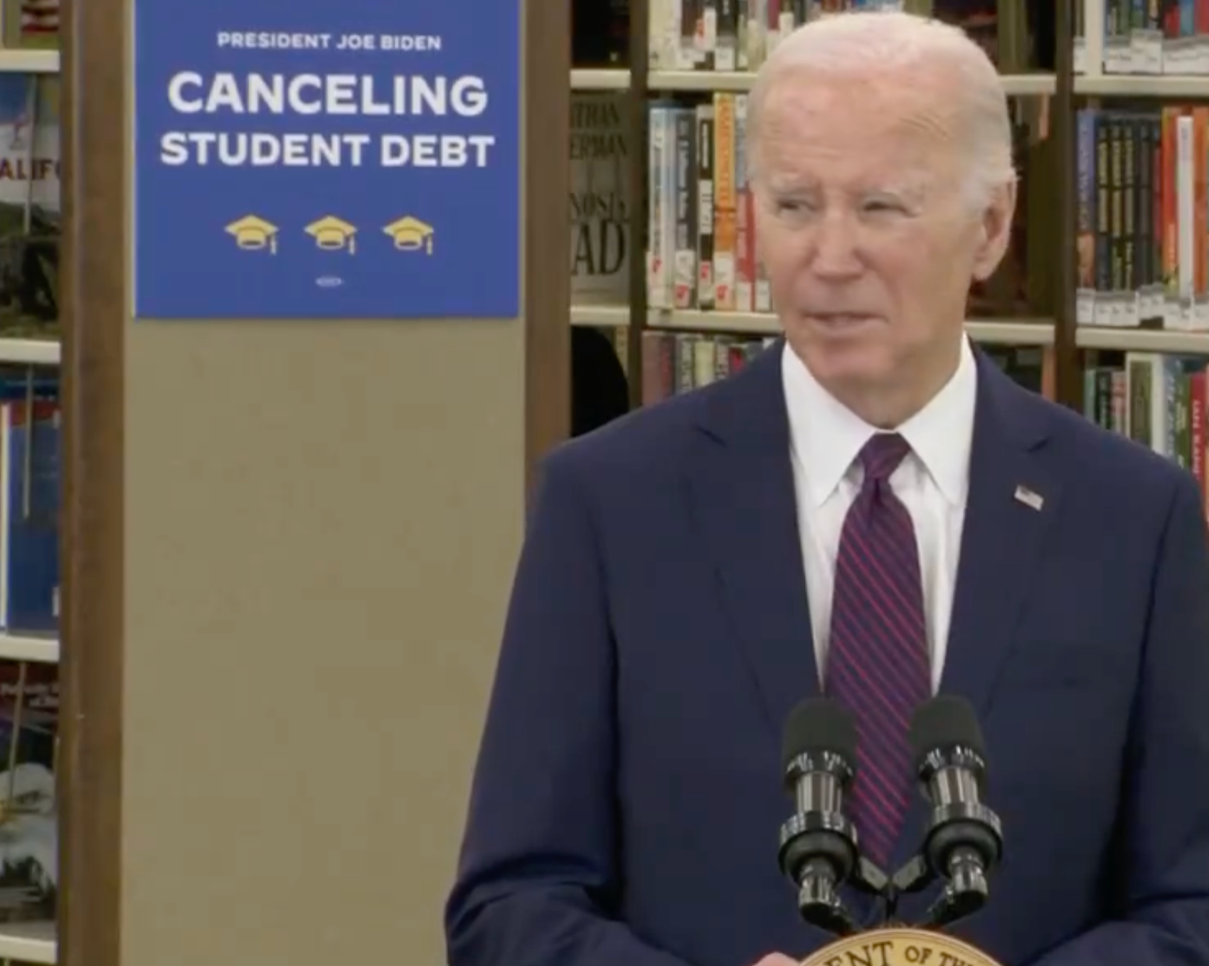 🎥Biden: Didn't let MAGA friends stop me from canceling student debt