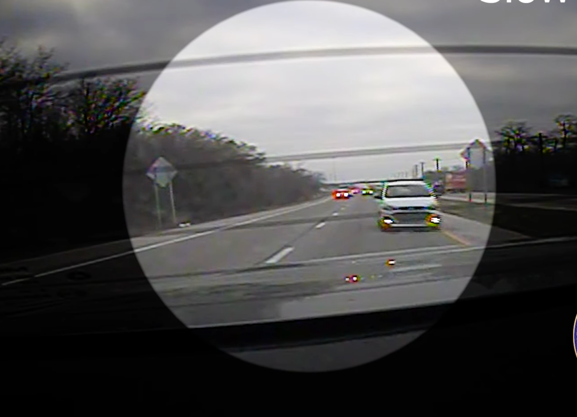 🎥KHP: Distracted driver rear-ends State Trooper