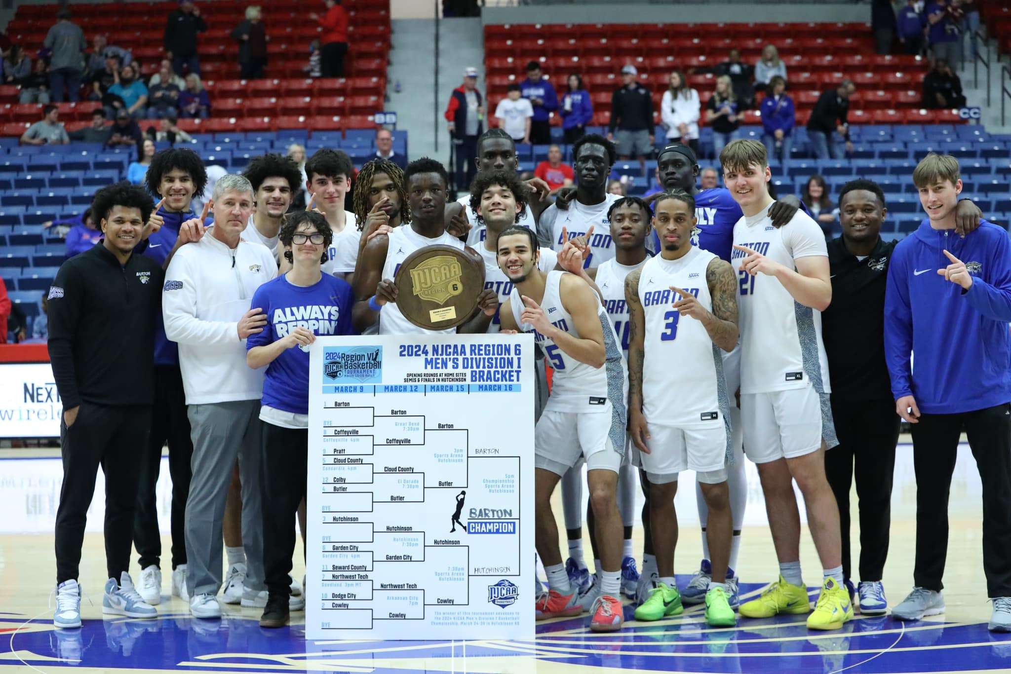 🎧Listen LIVE: Barton 🏀 at the National Tournament