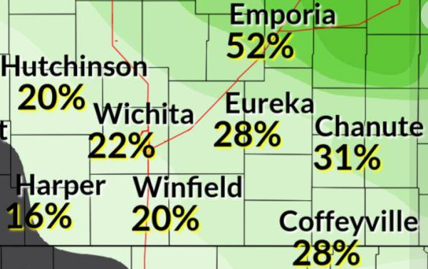 NWS-Wichita — strong to severe storms possible early tonight
