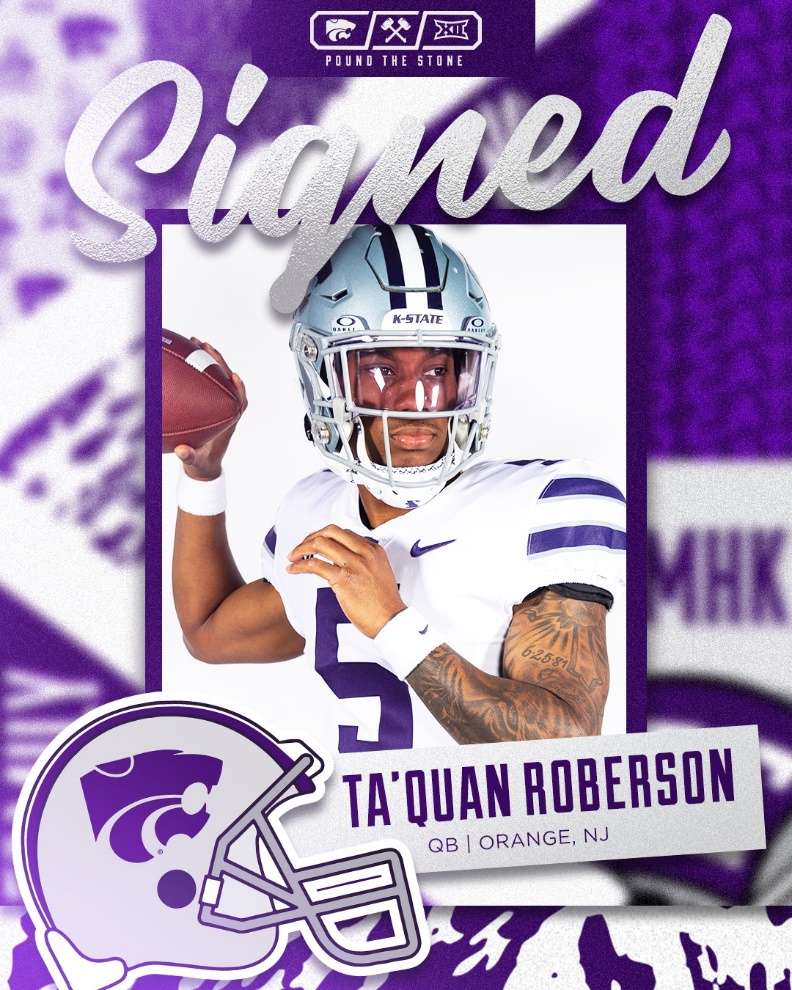 K-State Signs Transfer Quarterback Ta’Quan Roberson