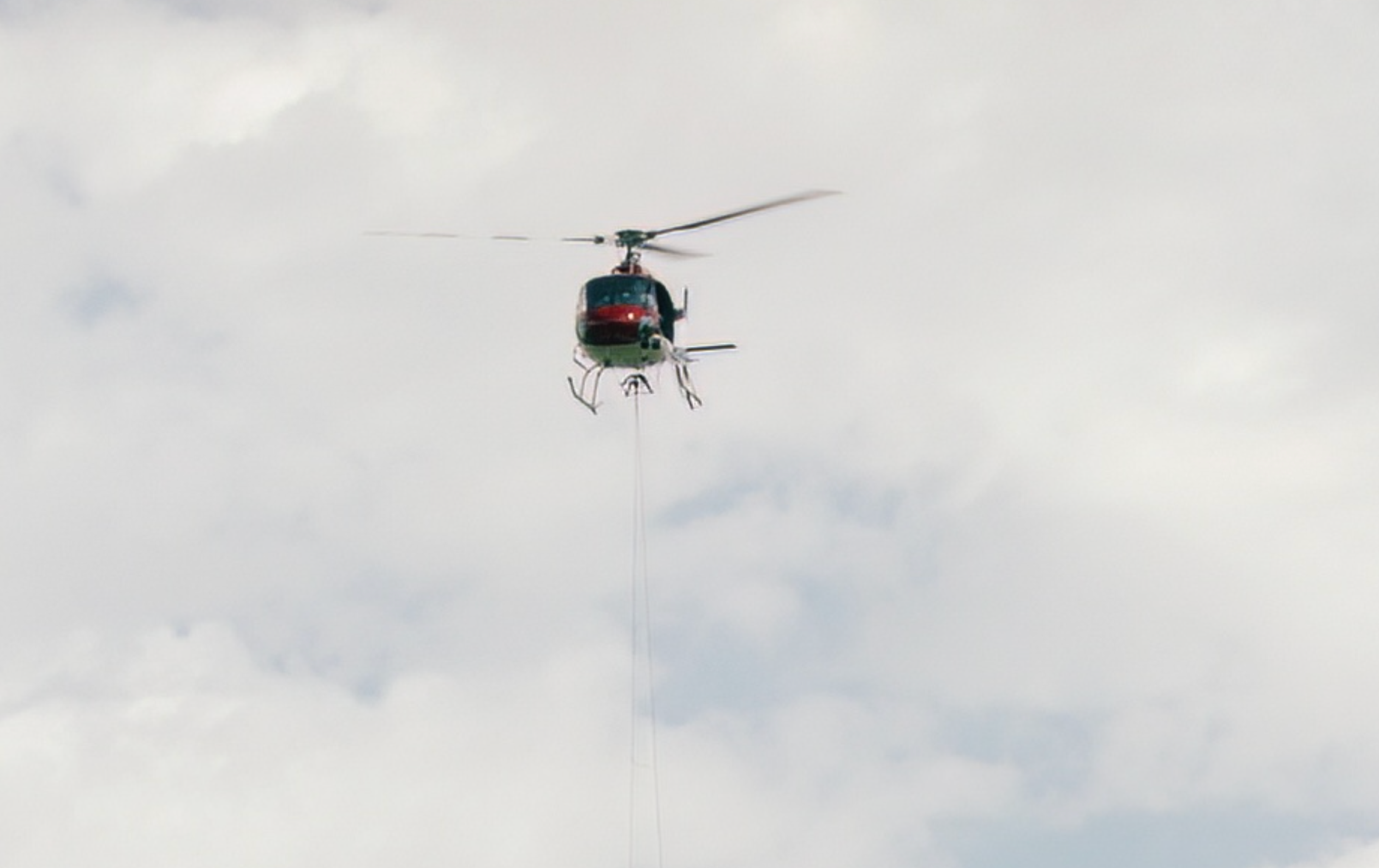 Watch for low-flying helicopter measuring groundwater in Kansas