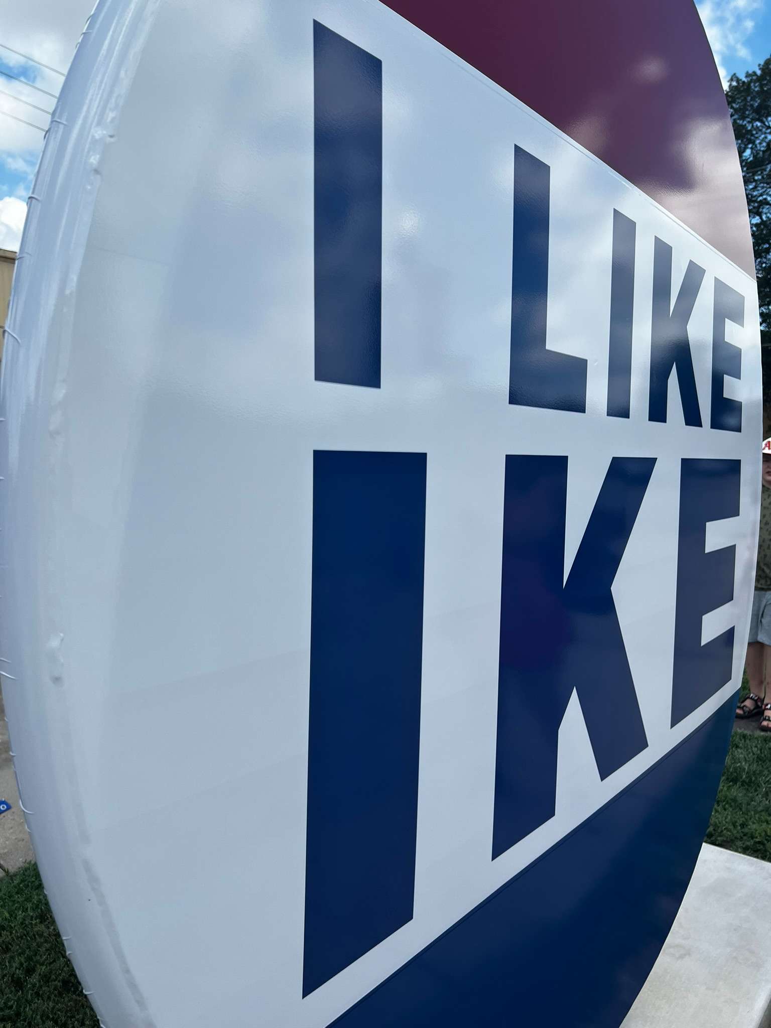 World’s Largest 'I Like Ike' Button Unveiled in Abilene