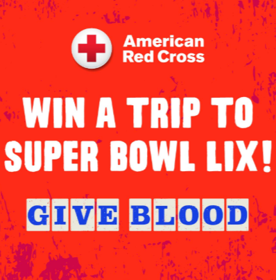 Red Cross urges blood donations with chance to win Super Bowl LIX tickets