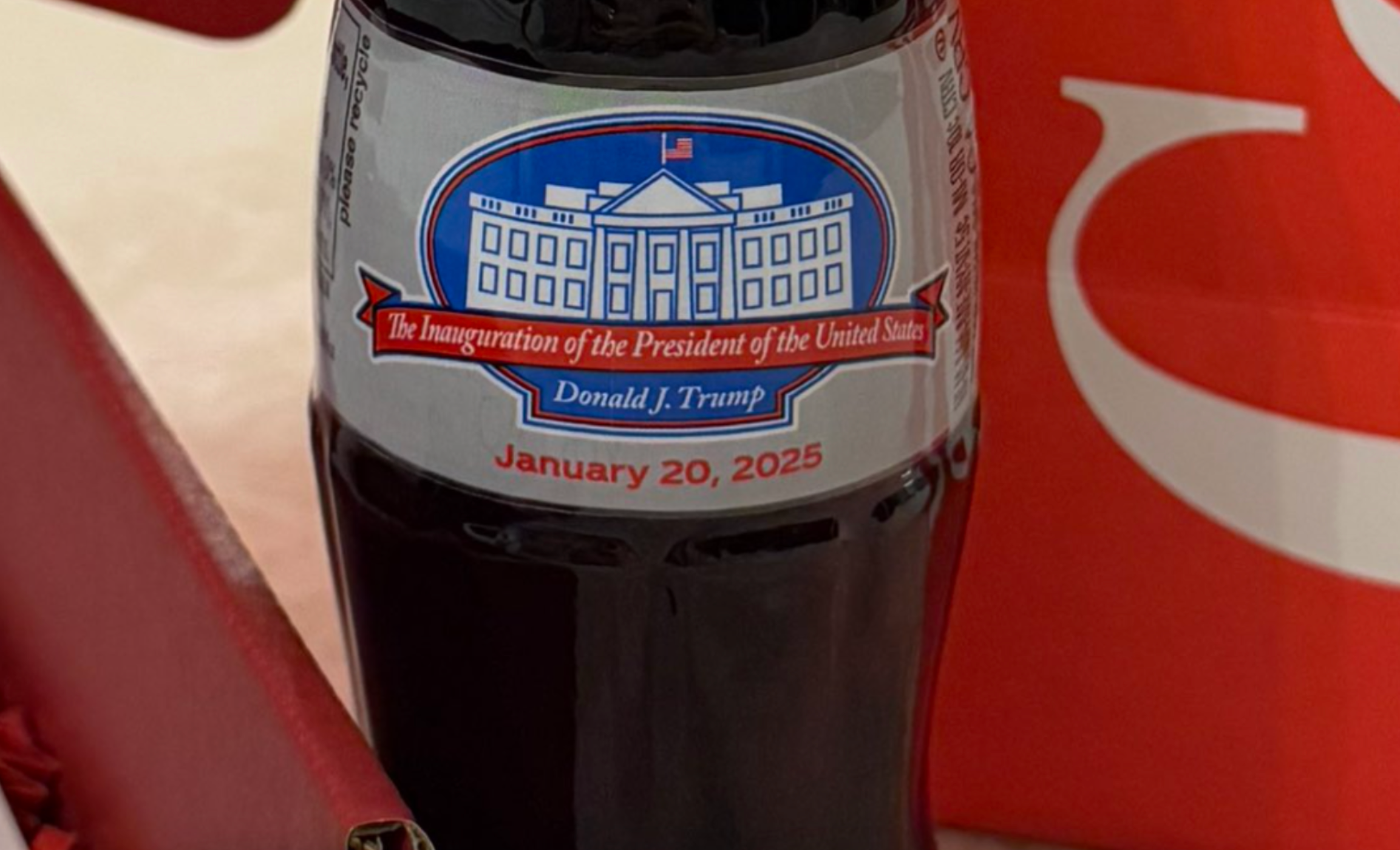 Coca-Cola gives Trump commemorative inaugural Diet Coke bottle