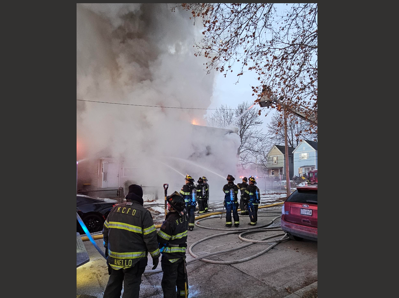 Nearby homes damaged in 2-alarm KC apartment fire