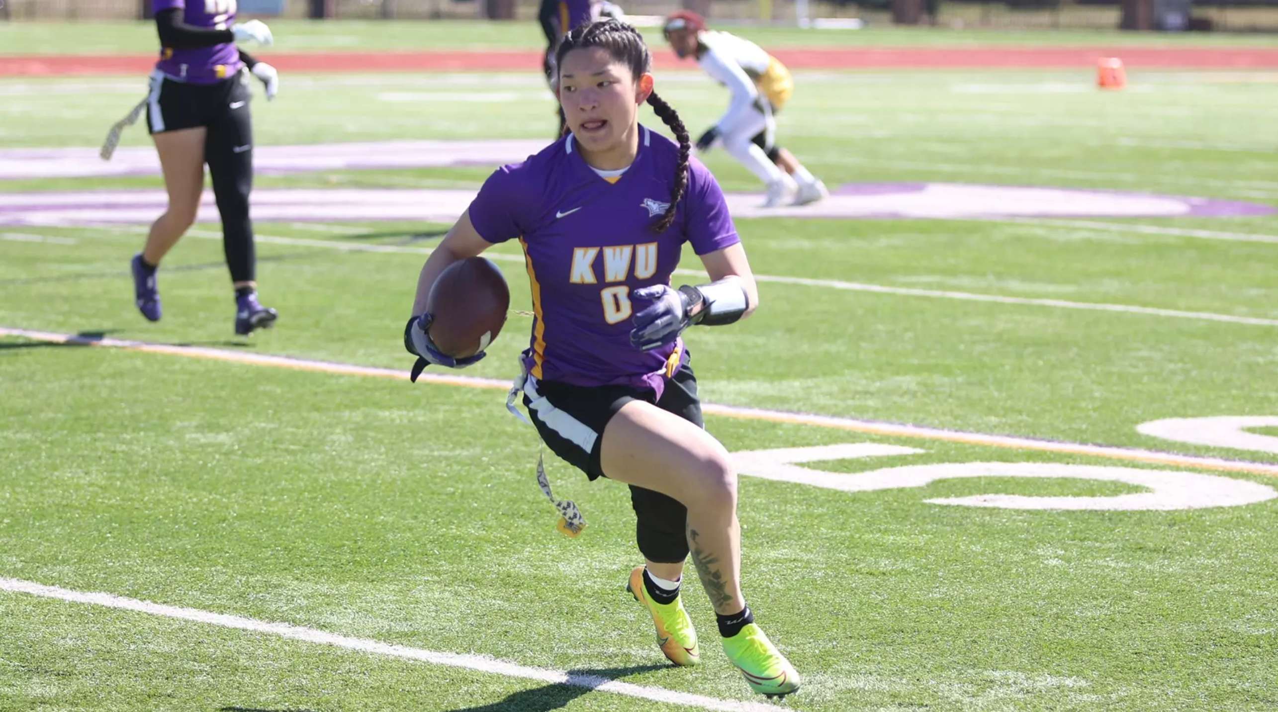 KWU Flag Football opens season 2-1 at KCAC Preseason Event