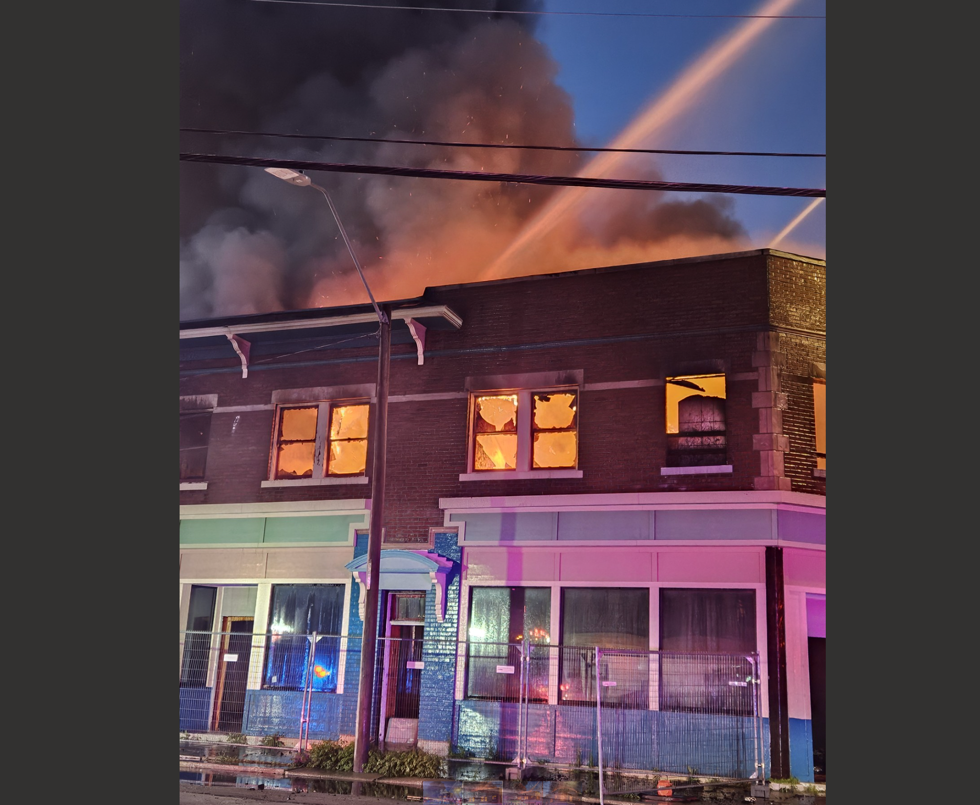 Crews work large building fire in downtown Kansas City