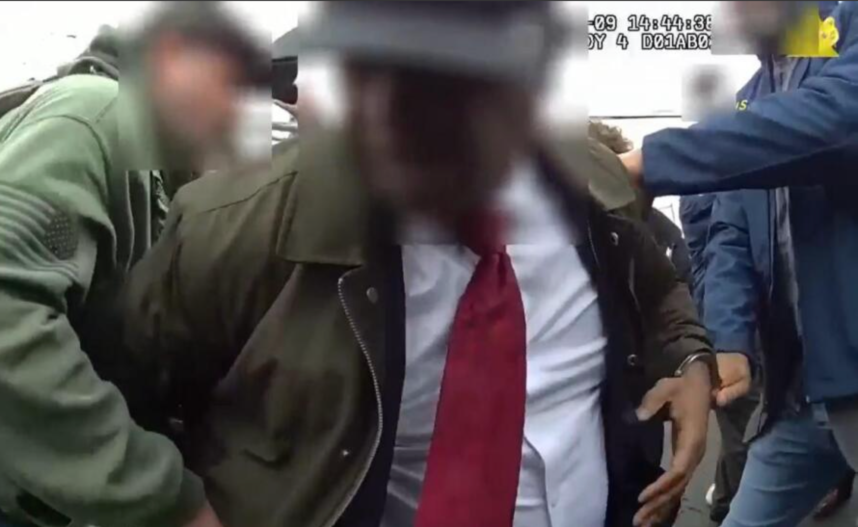 🎥DHS releases video of mayor's arrest at immigration detention center