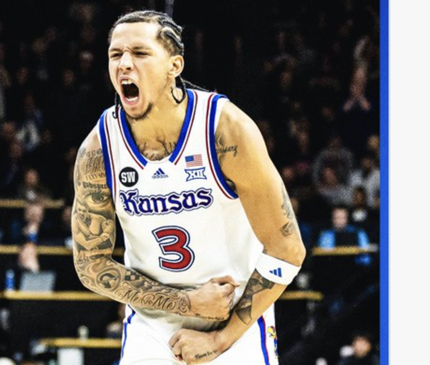 🏀 Kansas beats Colorado with Bill Self missing from the bench